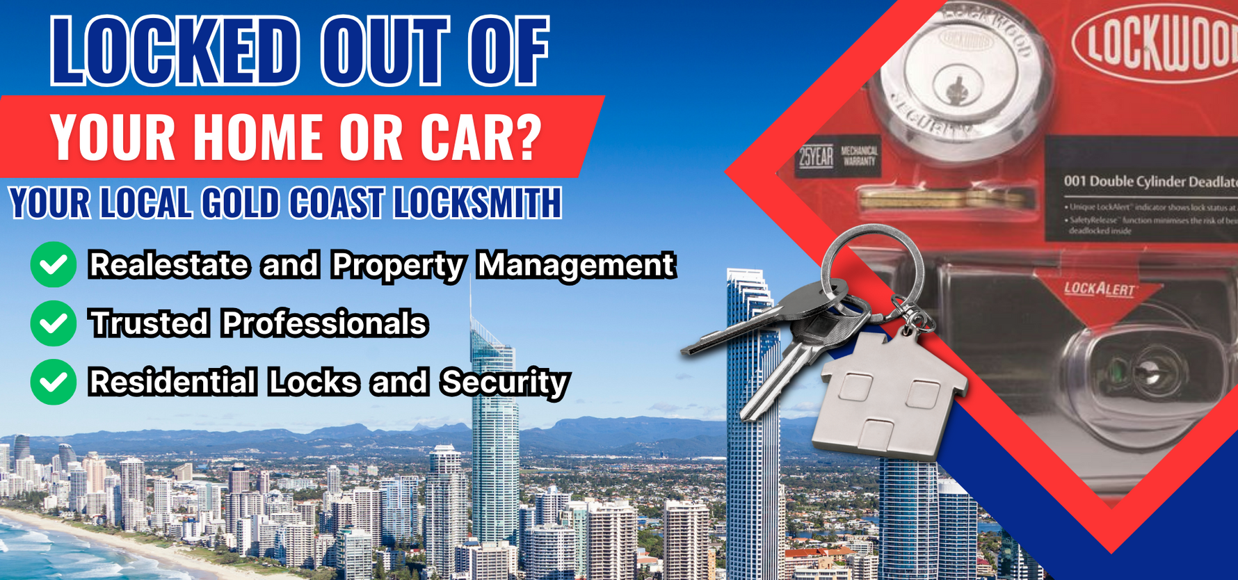 Safe and Sound Locksmiths - Gold Coast Mobile Locksmith Emergency 24/7